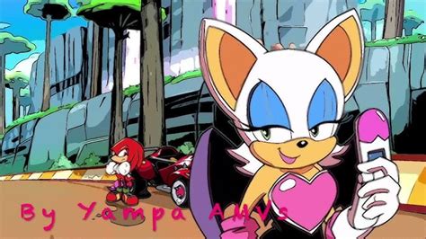 Sonic X Rouge And Knuckles Kiss