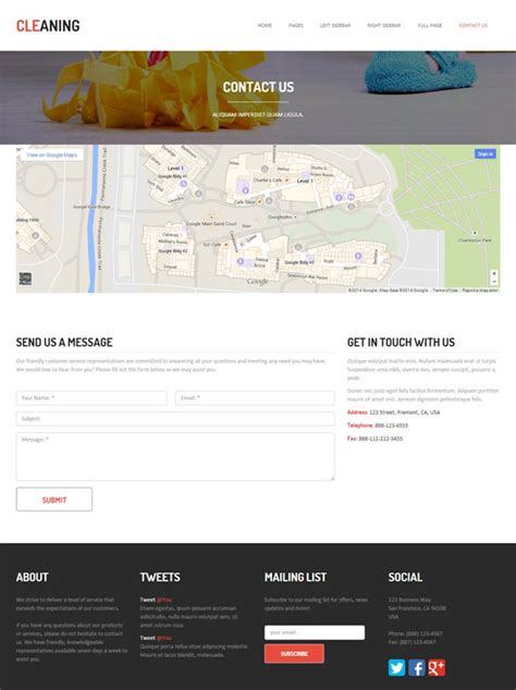 Clean Corporate HTML Template Cleaning Website Templates DreamTemplate