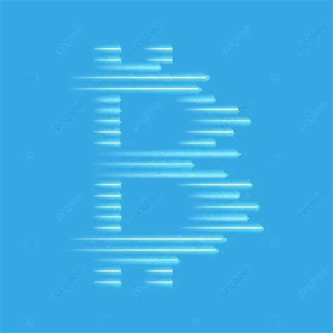 dynamic bitcoin symbol with illuminated effects and accelerated glow