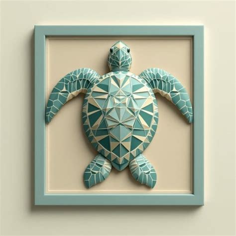 Free Geometric Turtle Art Image Download At Stockcake