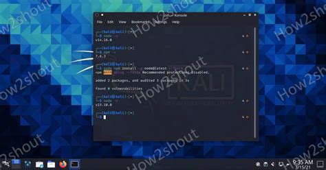 How To Install Npm And Nodejs 14x On Kali Linux Linuxshout