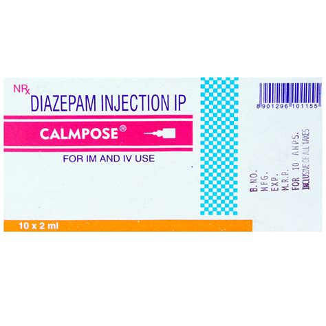 Calmpose Injection 2 Ml Price Uses Side Effects Composition Apollo