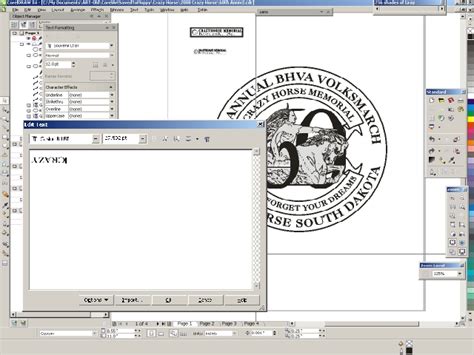 Edit Text Window Coreldraw X4 Coreldraw Graphics Suite X4