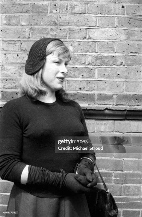 Roberta Cowell Posing Outdoors 1958 Cowell A Former Racing Driver