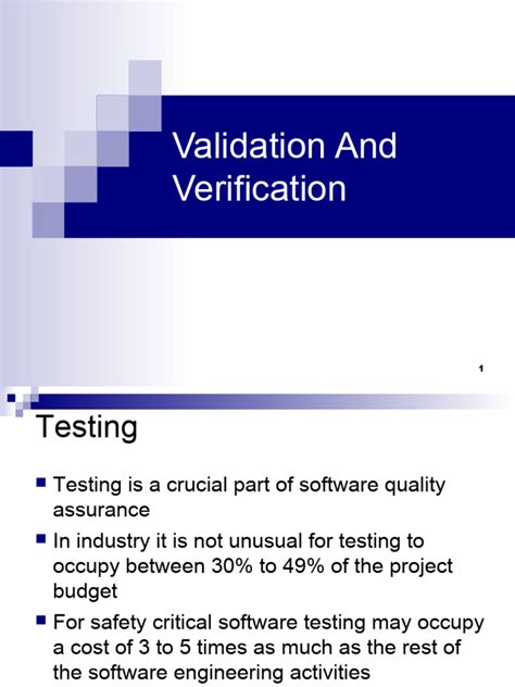 05 Validation And Varification Segment 6 Pdf Software Testing Computer Program