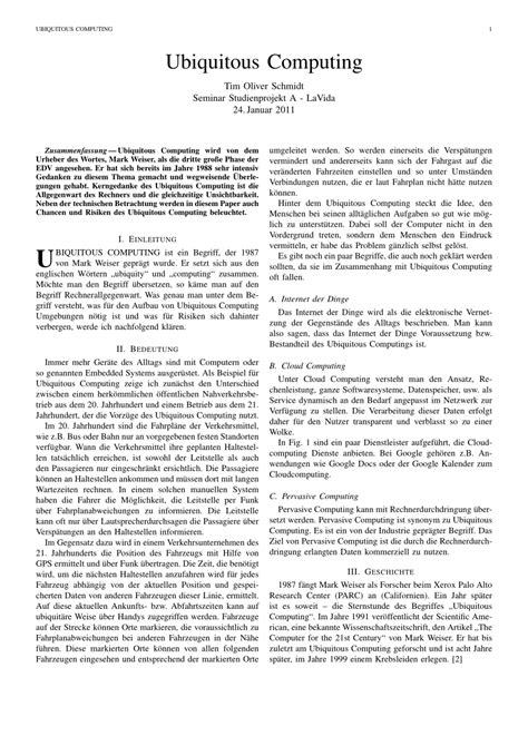 Pdf Ubiquitous Computing
