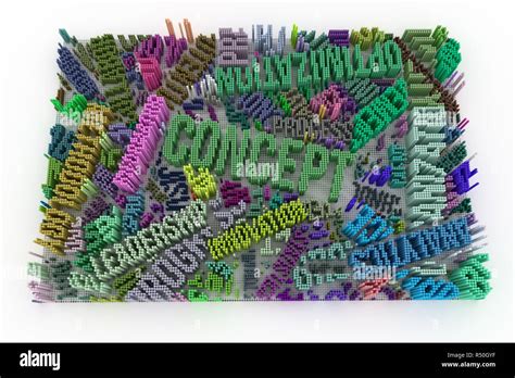 Colorful 3d Rendering Abstract Block Geometric Structure Shape Composition For Web Page