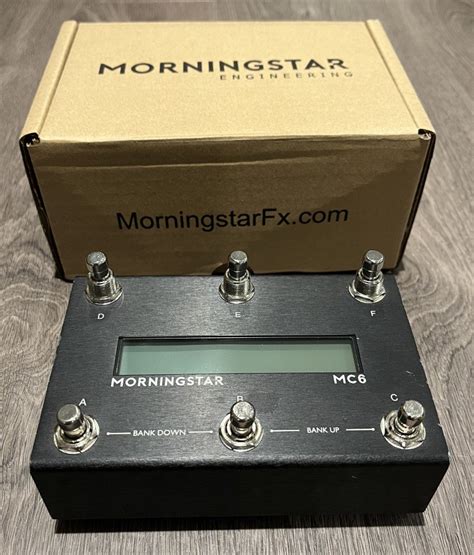 sold morningstar engineering mc6 mkii midi controller the canadian