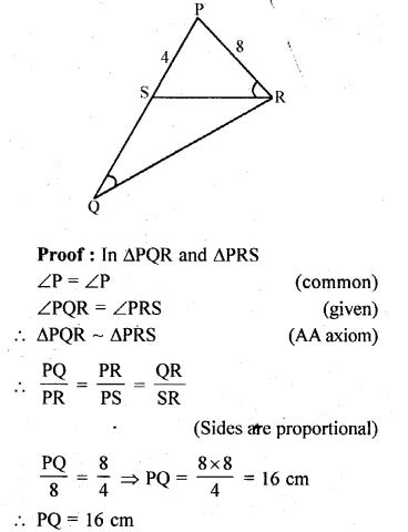 Icse Solutions For Class Mathematics Similarity Artofit