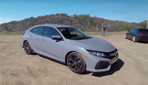 2017 Honda Civic Hatchback With Manual Gets Smoking Tire Review