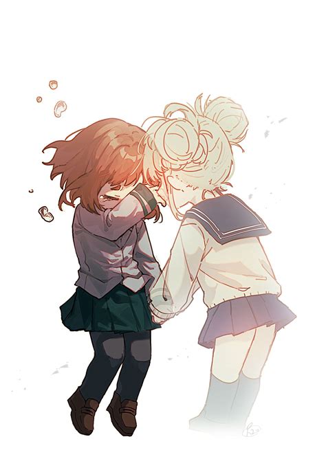 Toga X Ochaco Himiko X Uraraka Mha Toga X Uraraka Toga Y Ochako