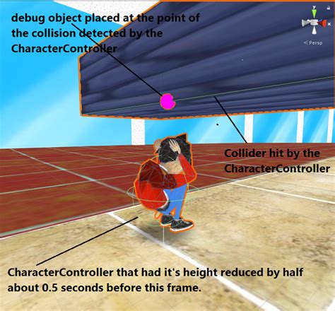 Changing CharacterController Height Questions Answers Unity Discussions