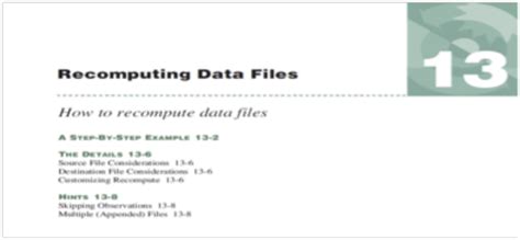 Li 6400xt Recomputing Li 6400xt Data Sets Generated With Older
