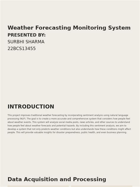Weather Forecasting Monitoring System 13455 Pdf Weather Forecasting