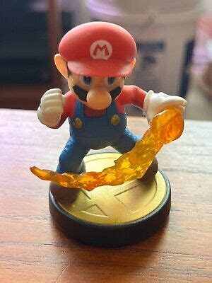 Mario Fireball Super Smash Bros Series Amiibo Great Condition Fast