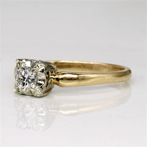 14k Diamond Engagement Ring With Accents 140ctw Si12 Hi Sz 55