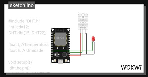 Sensor De Temperatura Wokwi Esp32 Stm32 Arduino Simulator