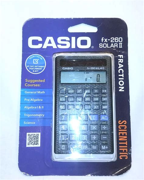 Casio Fx 260 Solar Ii Scientific Calculator Lcd Display