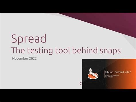 Free Video Spread The Snaps Testing Tool From Ubuntu Onair Class Central