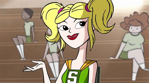 Download Sym Bionic Titan Cheerleader Smiling Wallpaper