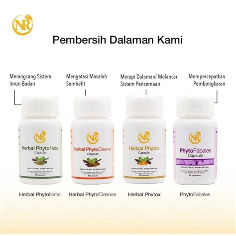 Nr Nona Roguy Phytonatal 90180 Kapsul Phytox Phyto Cleanse Kapsul