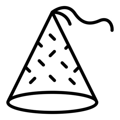 Party Hat Outline Vector Art Icons And Graphics For Free Download