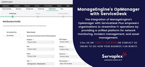 Streamlining It Operations Opmanager With Servicedesk Plus