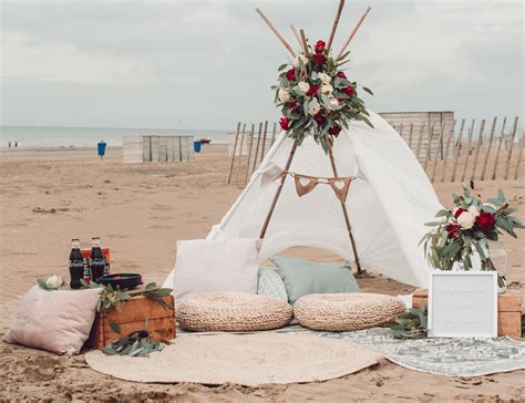 Tipi Beach Proposal Strand Bruiloft Decoraties Zomerfeest Decoraties Brainstorm
