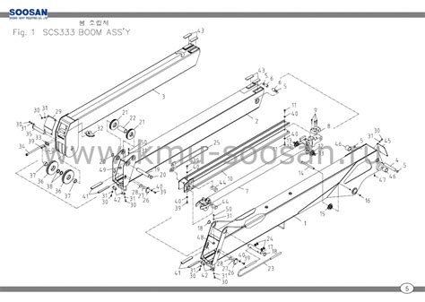 Стрела 3 секции Soosan Scs 333