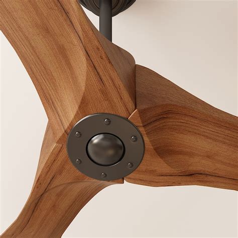Homsee 60 In Indoor Or Outdoor Brown 3 Solid Wood Blades Propeller