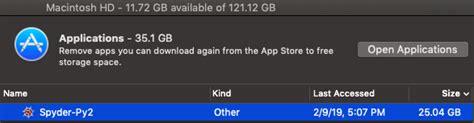 Spyder Size In Applications Is Large Is It Related To Cache Issue Spyder Ide Spyder