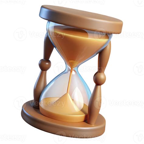 Serene Traditional Hourglass Tilted Sand Flowing Diagonally Cutout