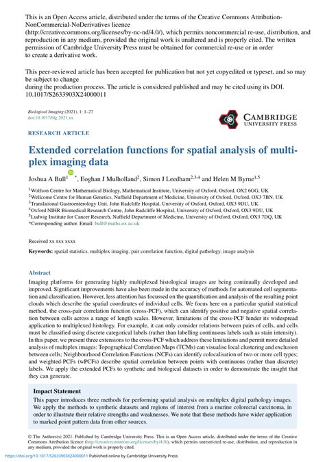 Pdf Extended Correlation Functions For Spatial Analysis Of Multiplex