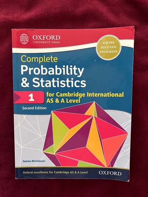A Level Probality And Statistics Hobbies And Toys Books And Magazines Textbooks On Carousell