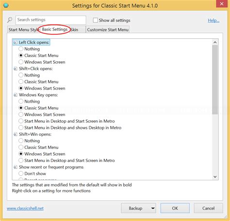 Get Classic Start Menu On Windows 8 With Classic Shell