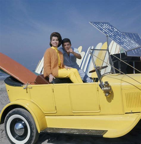 Annette Funicello And Frankie Avalon Beach Party 1963 Annette