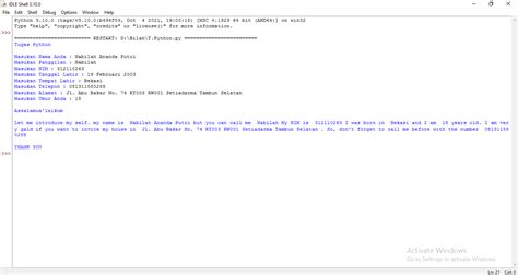 GitHub Nabilahap Latihan Python