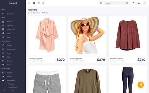 Adnix Responsive Bootstrap Admin Template Dashboard