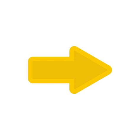 Premium Vector Cursor To Right Icon In Flat Style Isolated On White Background Pointer Symbol