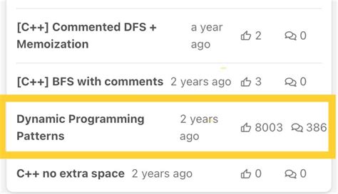 Atalyk Akash On Linkedin Dynamic Programming Patterns On Leetcode Has Reached 8000 Upvotes ⬆️