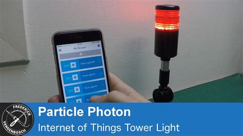 tower light upgraded with particle photon neopixels and ifttt iot