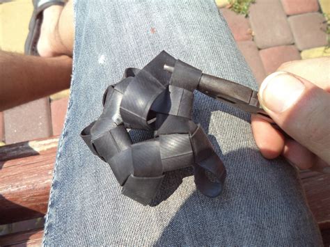 Dodeca Rubber Fidget Ball From Inner Tubes 13 Steps With Pictures Instructables