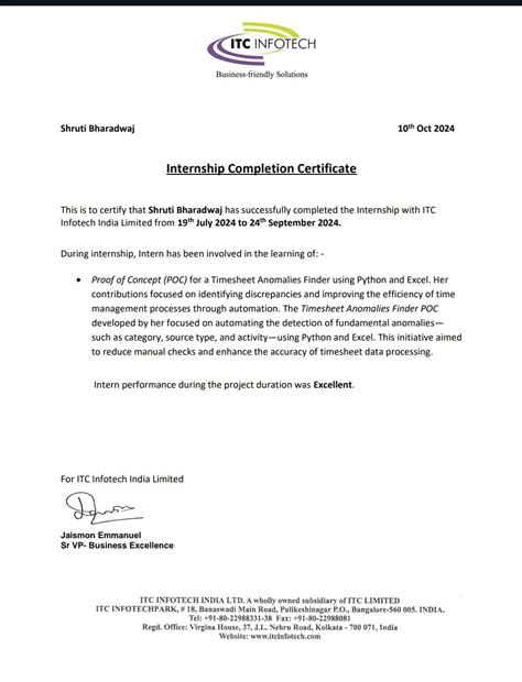 Internship Dataautomation Python Excel Poc Professionalgrowth