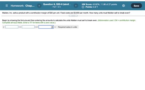 Solved Homework Chap Question 9 S20 6 Simil Part