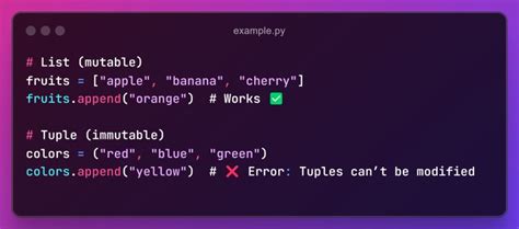 List Vs Tuple When Should You Use Which Ever Wondered When To Use A… Anju Chauhan