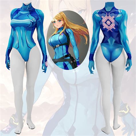 Cosplay Blue Zero Suit Metroid Zero Suit Samus Cosplay By Momokun