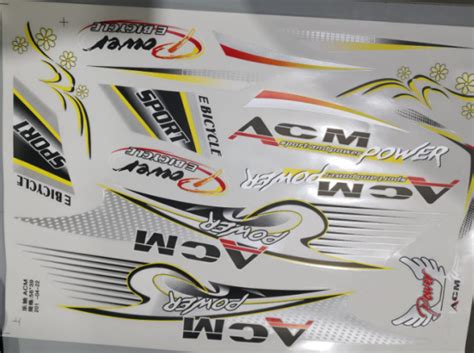 Kit Autocolantes Scooter Acm 049 Sodhisa Bikes