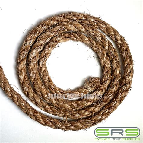20mm 3 Strand Manila Rope Per Metre Sydney Rope Supplies