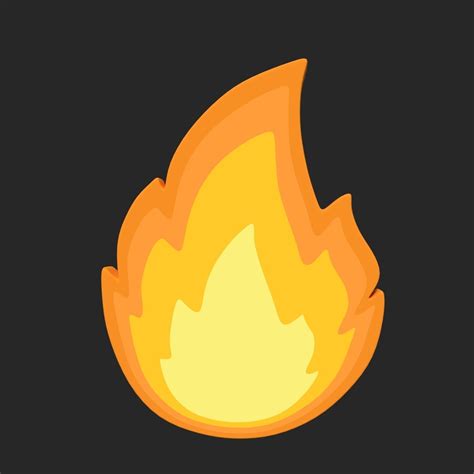 3D Model Cartoon Fire Icon VR AR Low Poly CGTrader