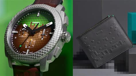 Fossil Debuts Minecraft Inspired Watches And More Ahead Of The Hit